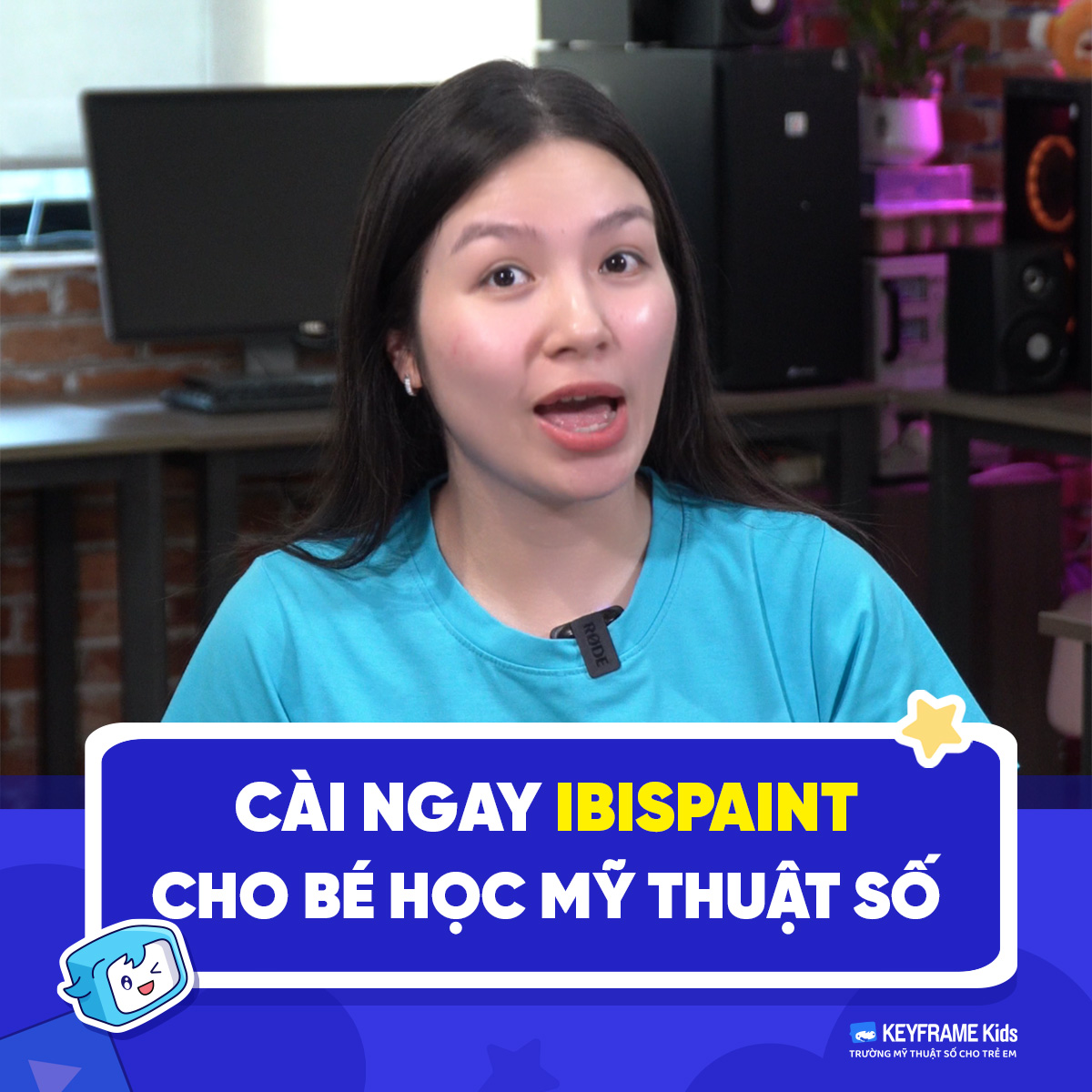 Ứng dụng học vẽ mỹ thuật số Ibispaint cho bé